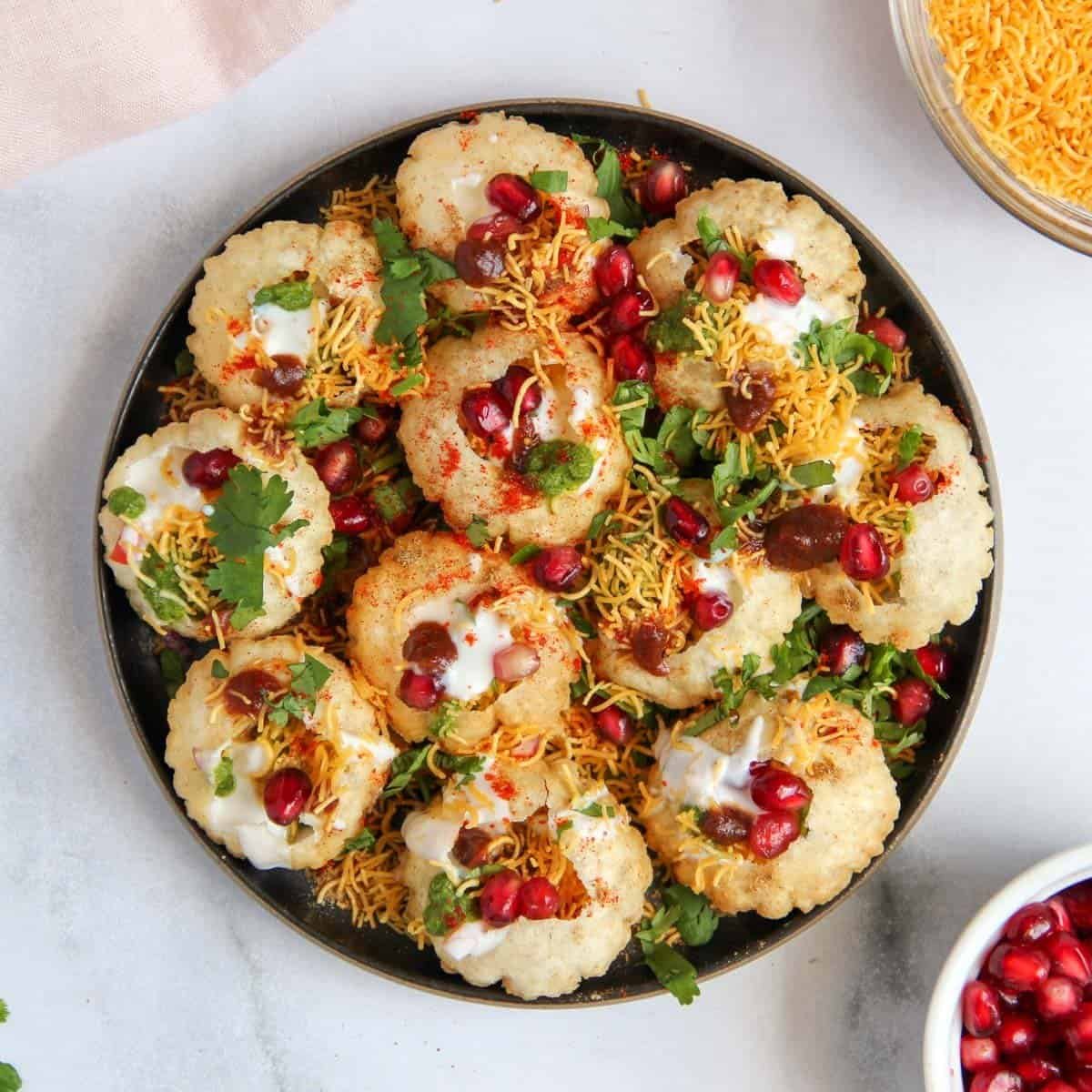 Dahi Puri Recipe | Dahi Batata Puri | How to Make Dahi Puri - Indian Healthy Recipes | Non ...